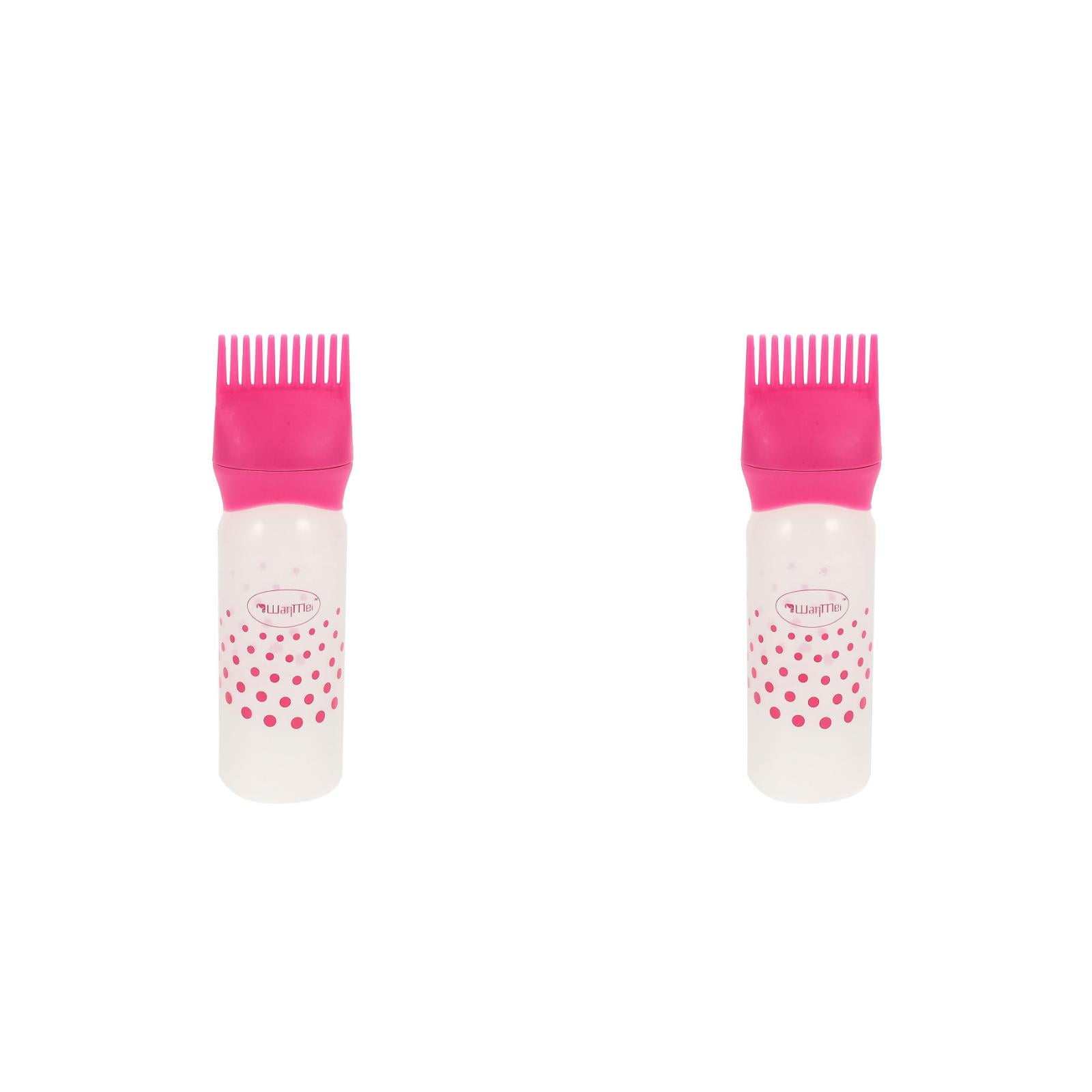 6 pcs hair color bottle applicator root comb applicator bottles hair ...