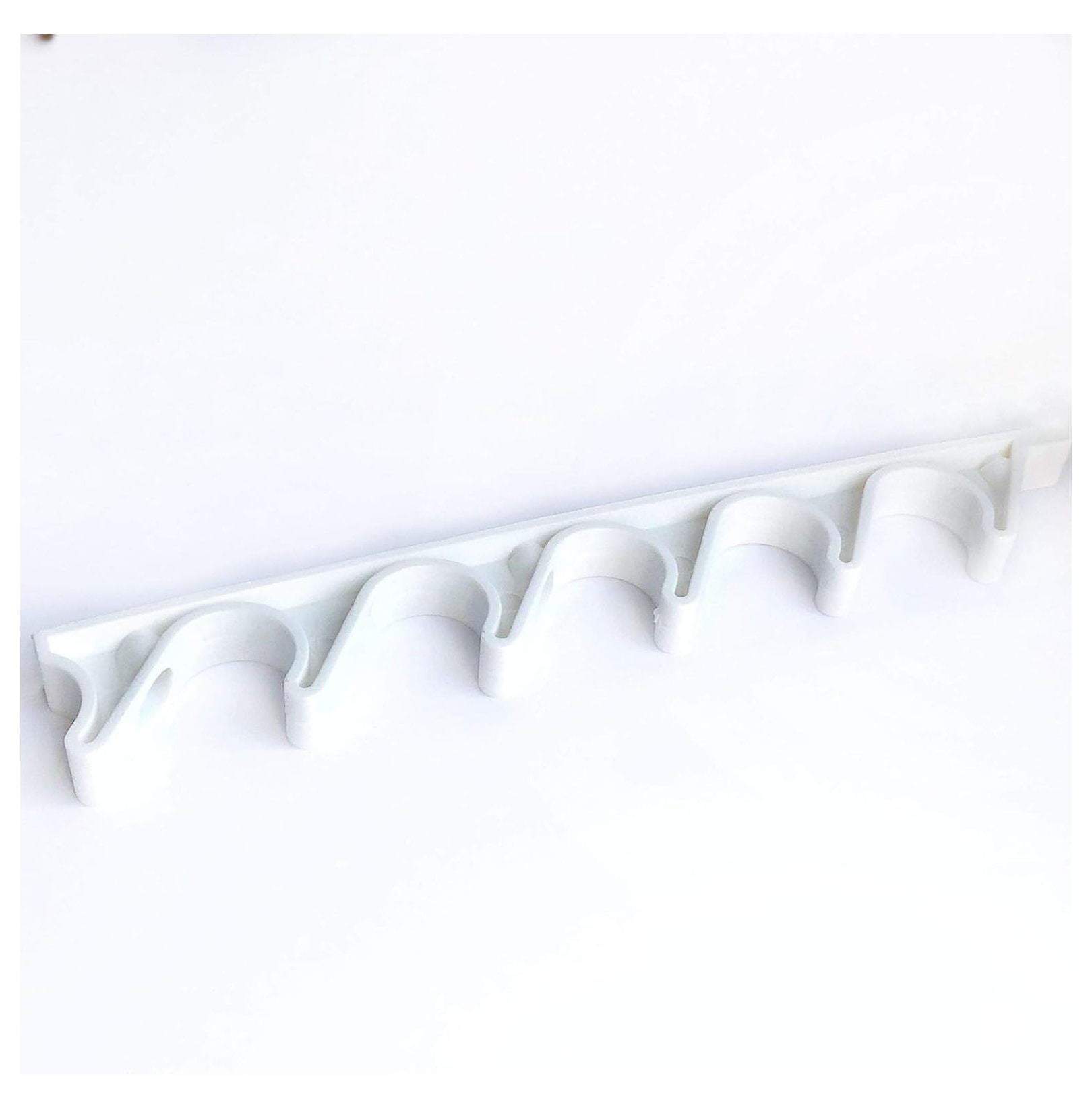 6 pcs 6 position Nylon White Adjustment Brackets for Patio Outdoor Lawn ...