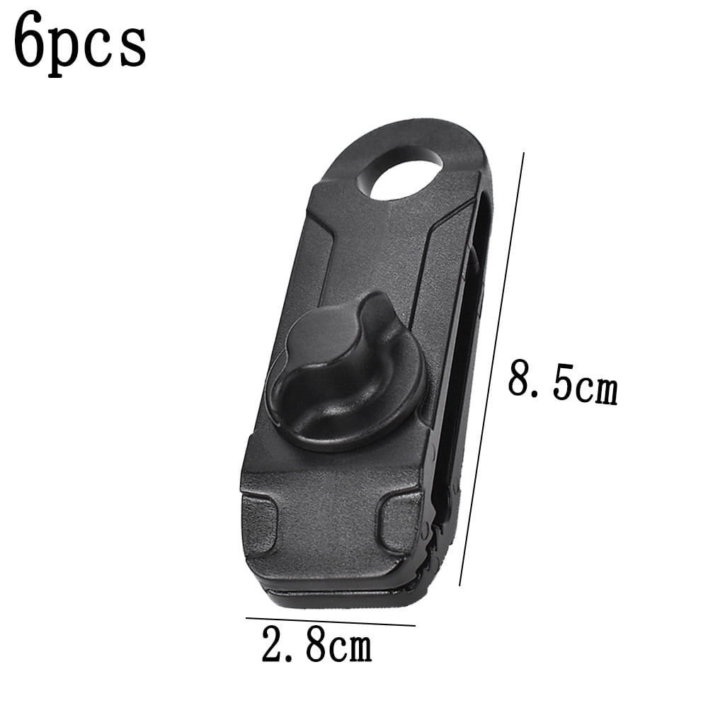 6 pcsTarp Clips, Heavy Duty Lock Grip, for Awnings, Outdoor Camping ...