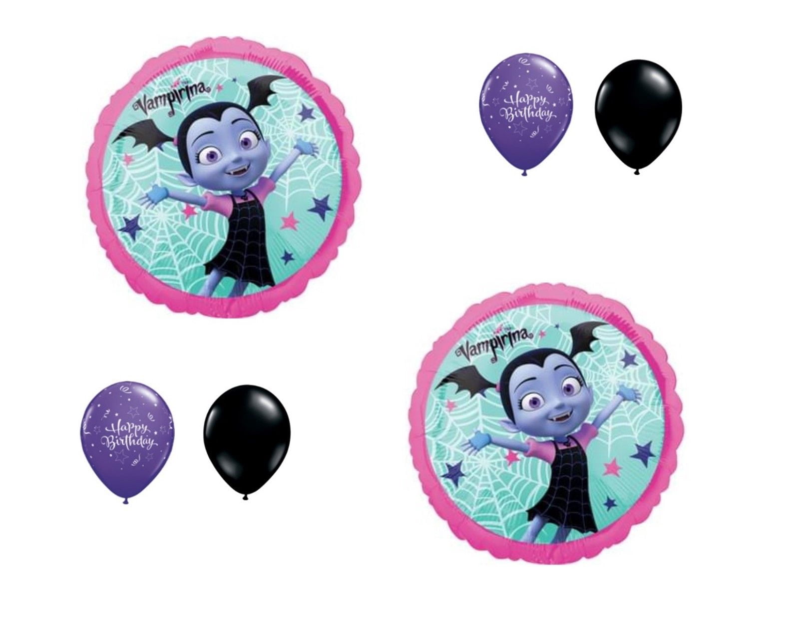 6 piece Vampirina Vampire Girl Birthday Party Balloons Decoration ...