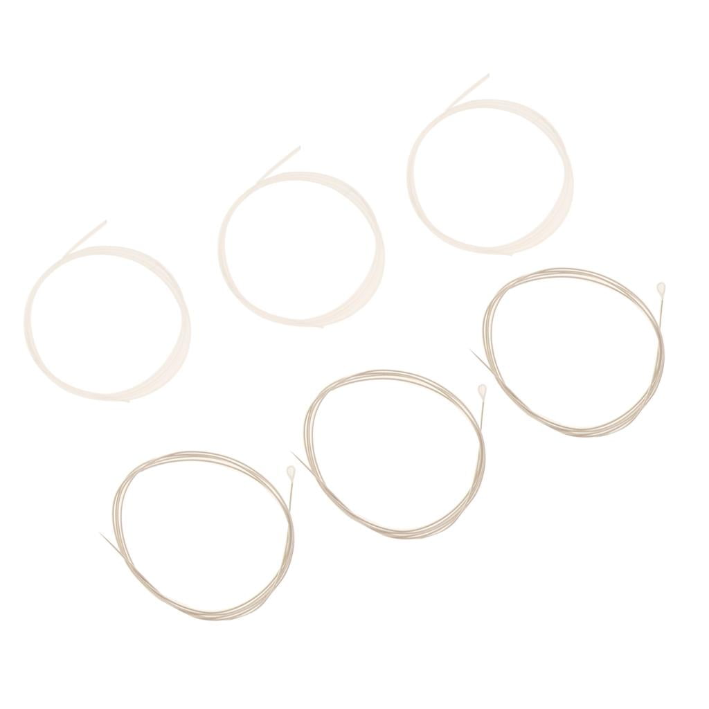 6-piece guitar string set, guitar string replacement, nylon acoustic ...
