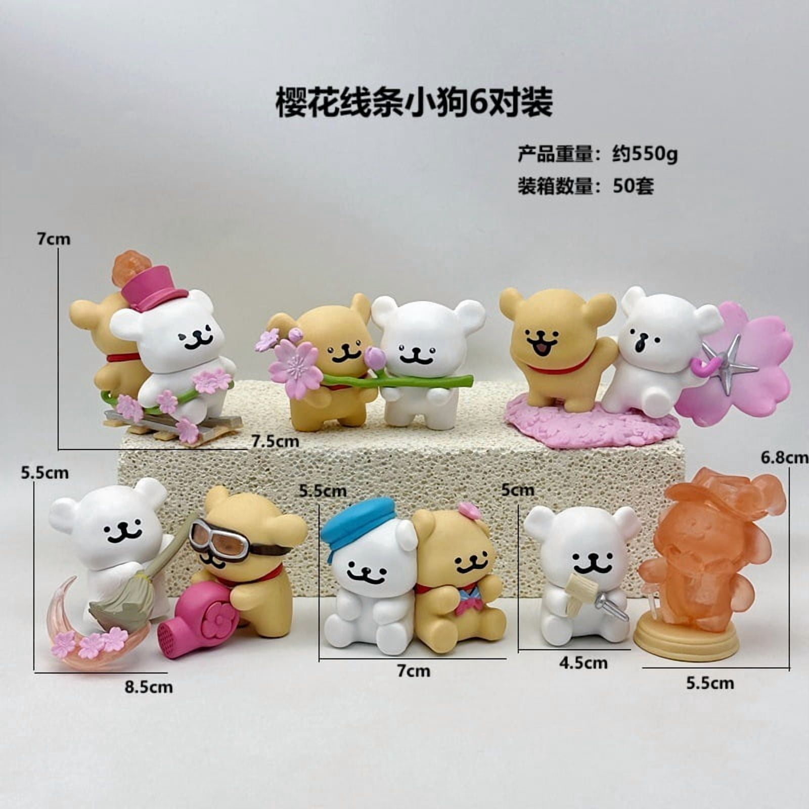 6-piece set dessert strawberry bear action figure Toy Story 3 Lotto ...