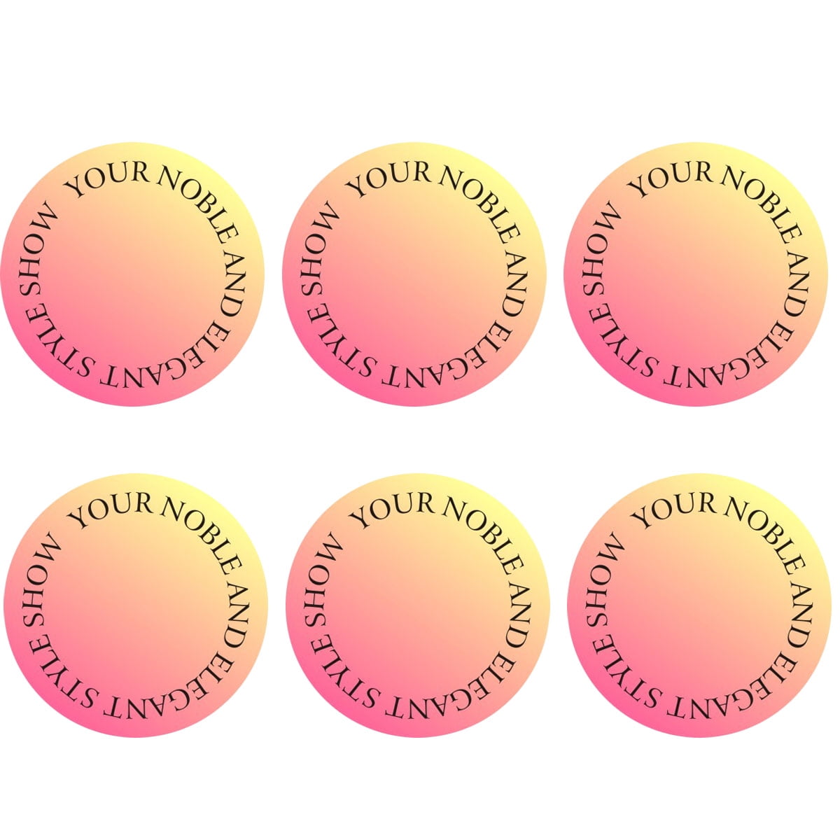 6-piece set of plastic coasters, drink coasters, silicon for wooden ...