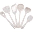 6-piece silicone kitchen utensil set, silicone cooking utensils, heat ...