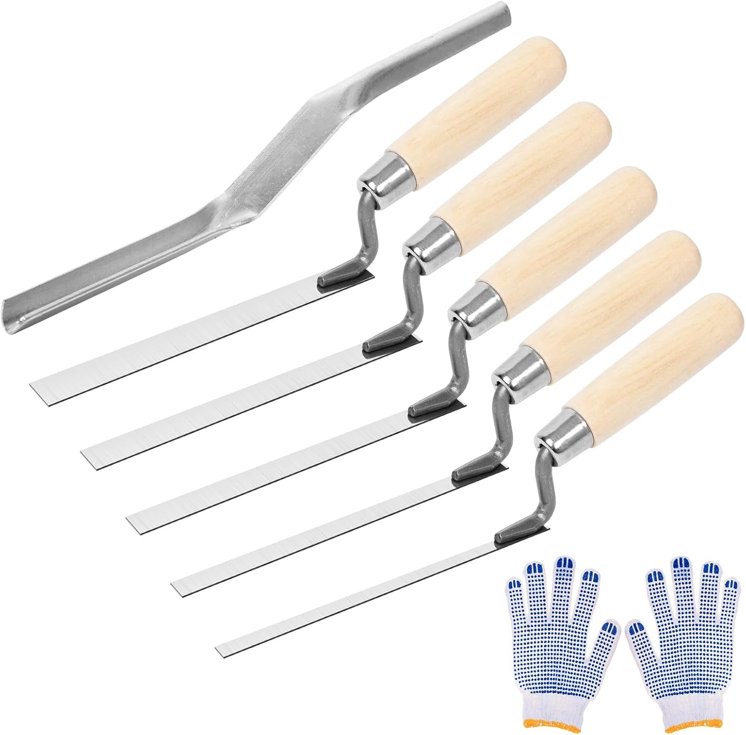 6-piece trowel set, pointed trowel brick joint pointing tool, for ...