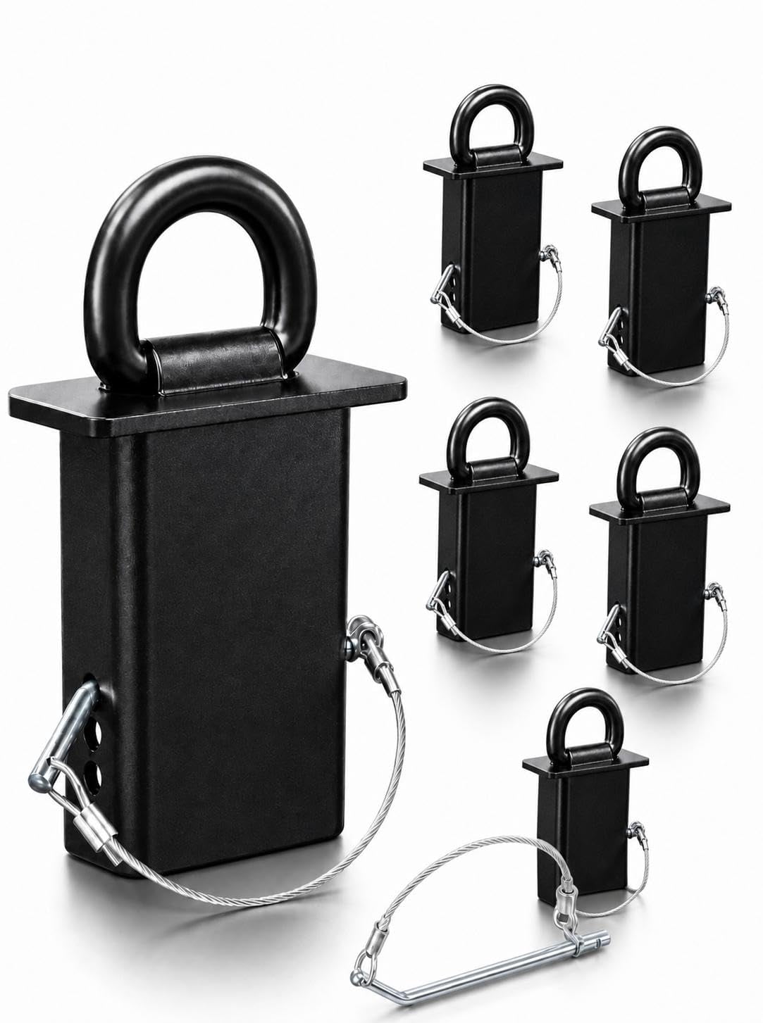 6 pieces Heavy Duty 5/8" Stake Pocket D-Ring Tie Down Anchors, 18000 ...