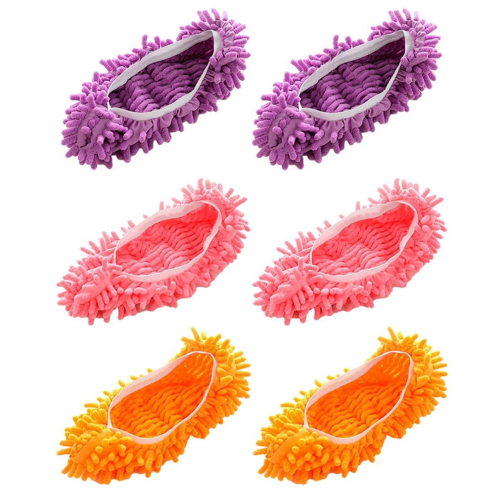 6 pieces of mop slippers for floor cleaning, Lazy Mop shoes - Walmart.com