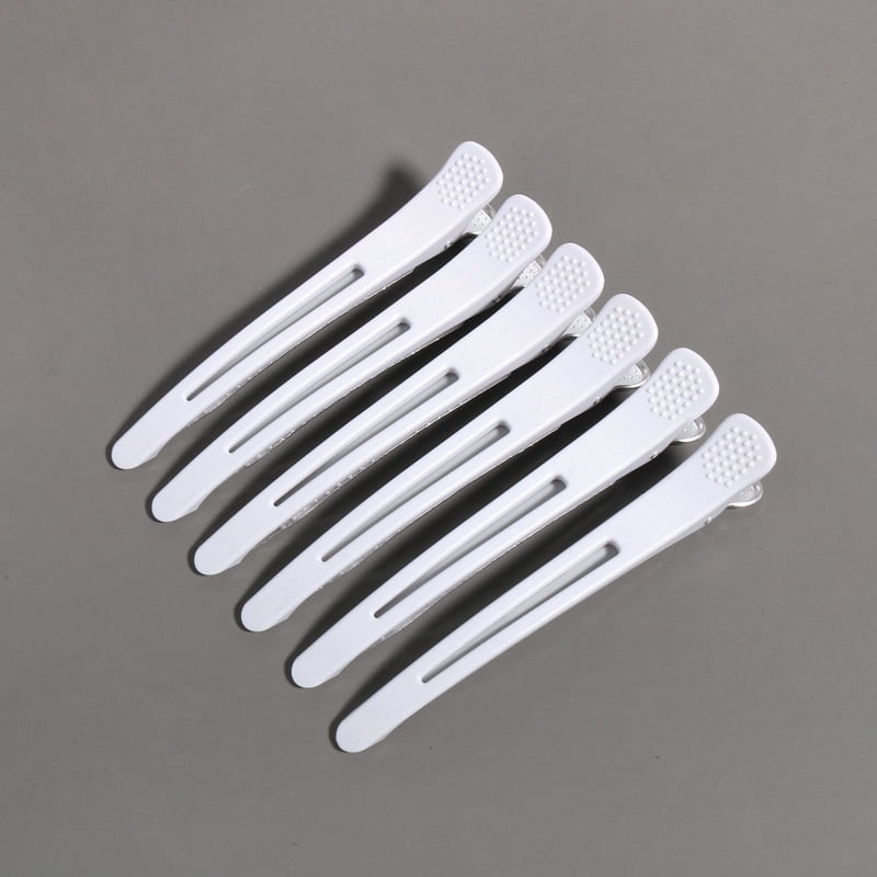 6 pieces of seamless hair styling clips for hair salons, sectioning ...