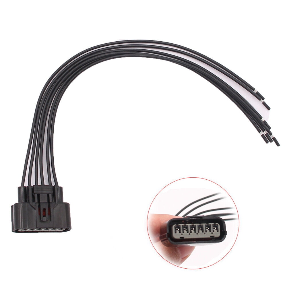 6-pin Headlight Repair Pigtail Connector Plug Fits for Honda Acura Led ...