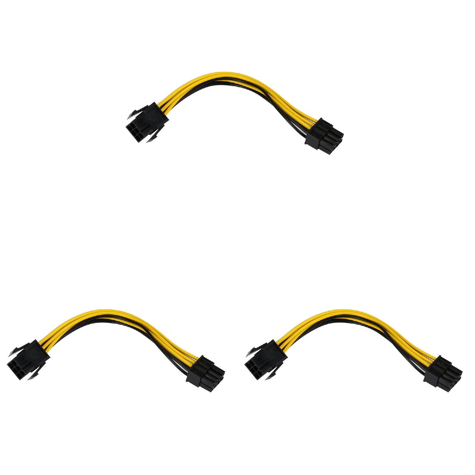 6-pin to 8-pin Express Power Converter for GPU Video Card PCIE -E ...