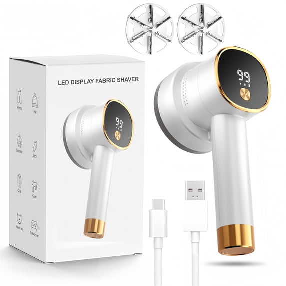 6 precision steel blades fabric lint remover, 3 adjustable speeds ...