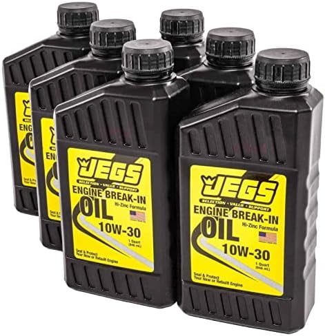 6-quart engine break-in oil kit | 10w-30 | high zinc formula - zddp ...