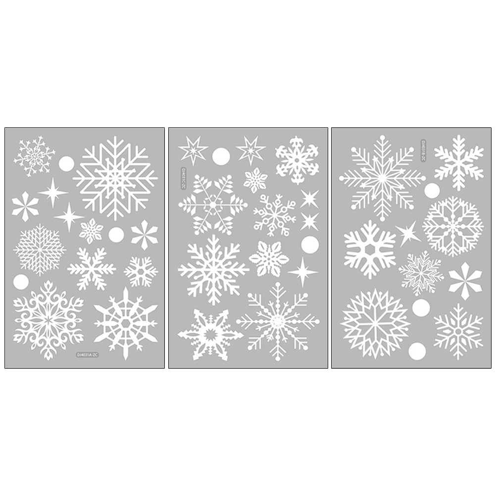 6 sheets of Static Glass Window Film Removable Window Film Living Room ...