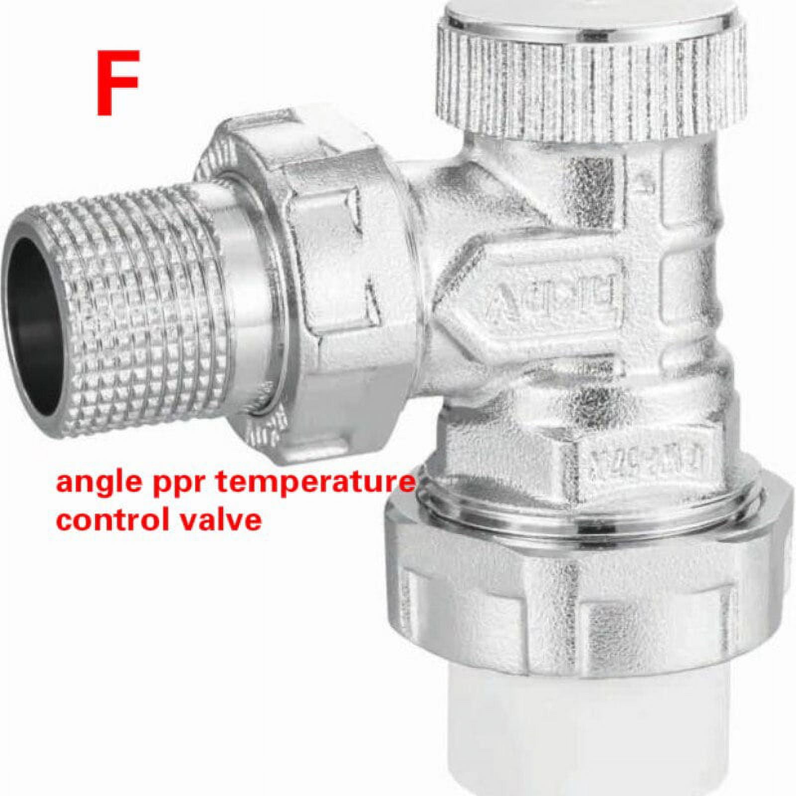 6 sizes angle type manual temperature control valve Automatic ...