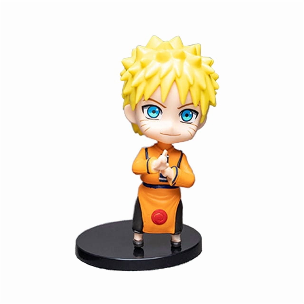 6 styles 9cm Anime Naruto Figures PVC Q Version Doll Gaara Kakashi ...