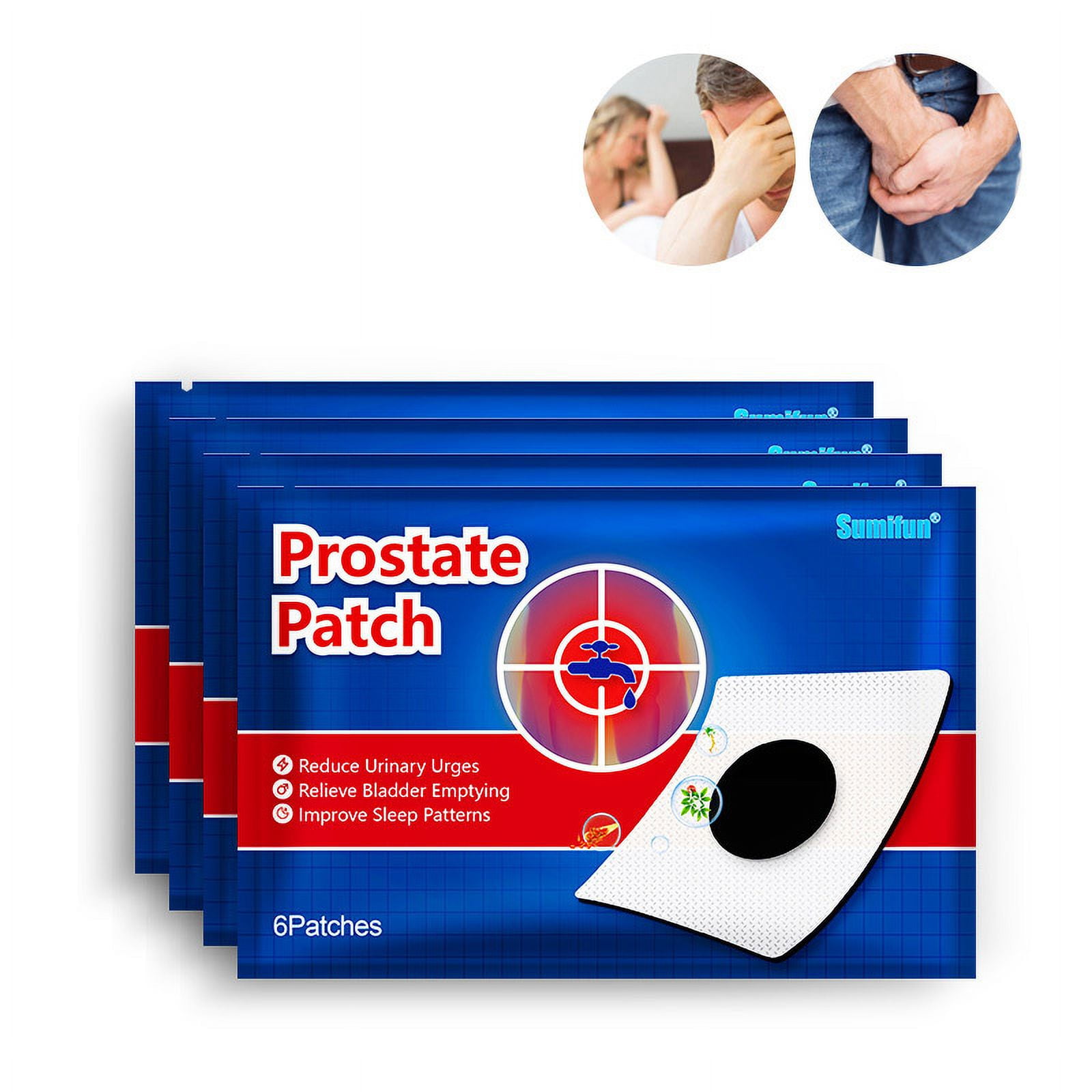 6 tablets/bag, prostate, plaster, navel care sticker - Walmart.com