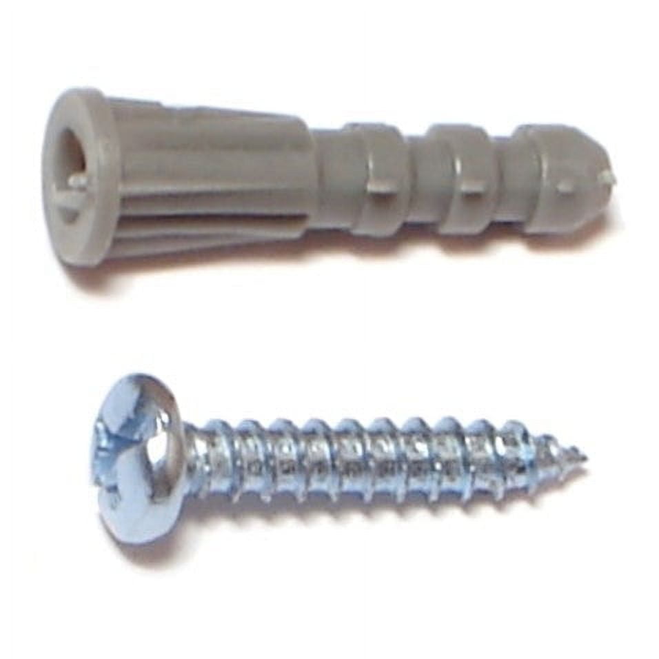 #6 to #8 x 7/8" Ribbed Plastic Anchors - Walmart.com