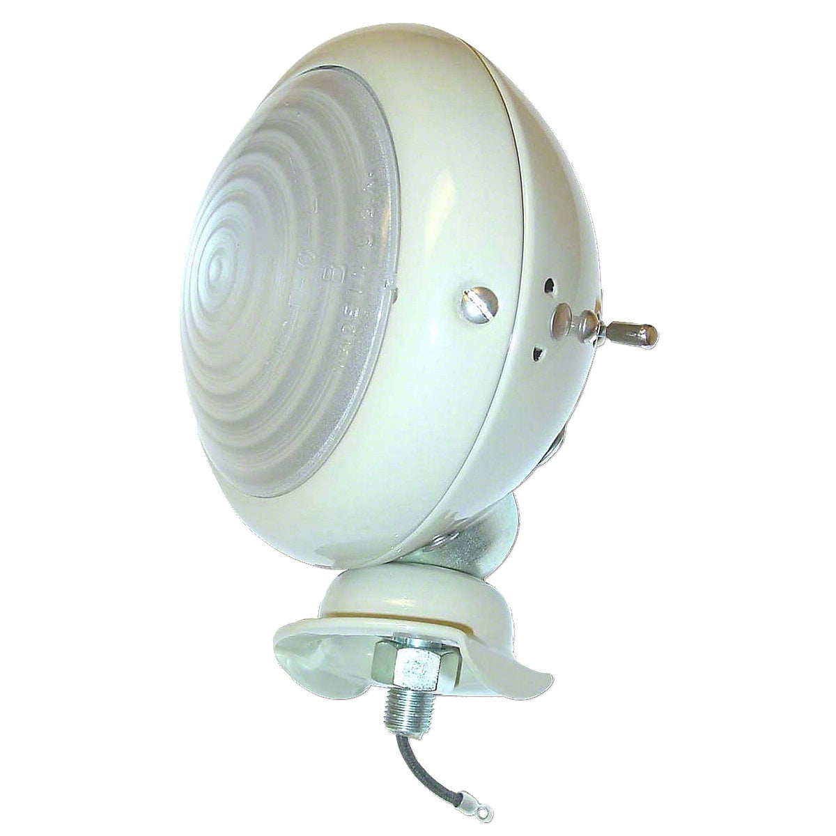 6-volt Work Light Assembly w/ Frosted Glass Lens & On / Off Switch Fits ...