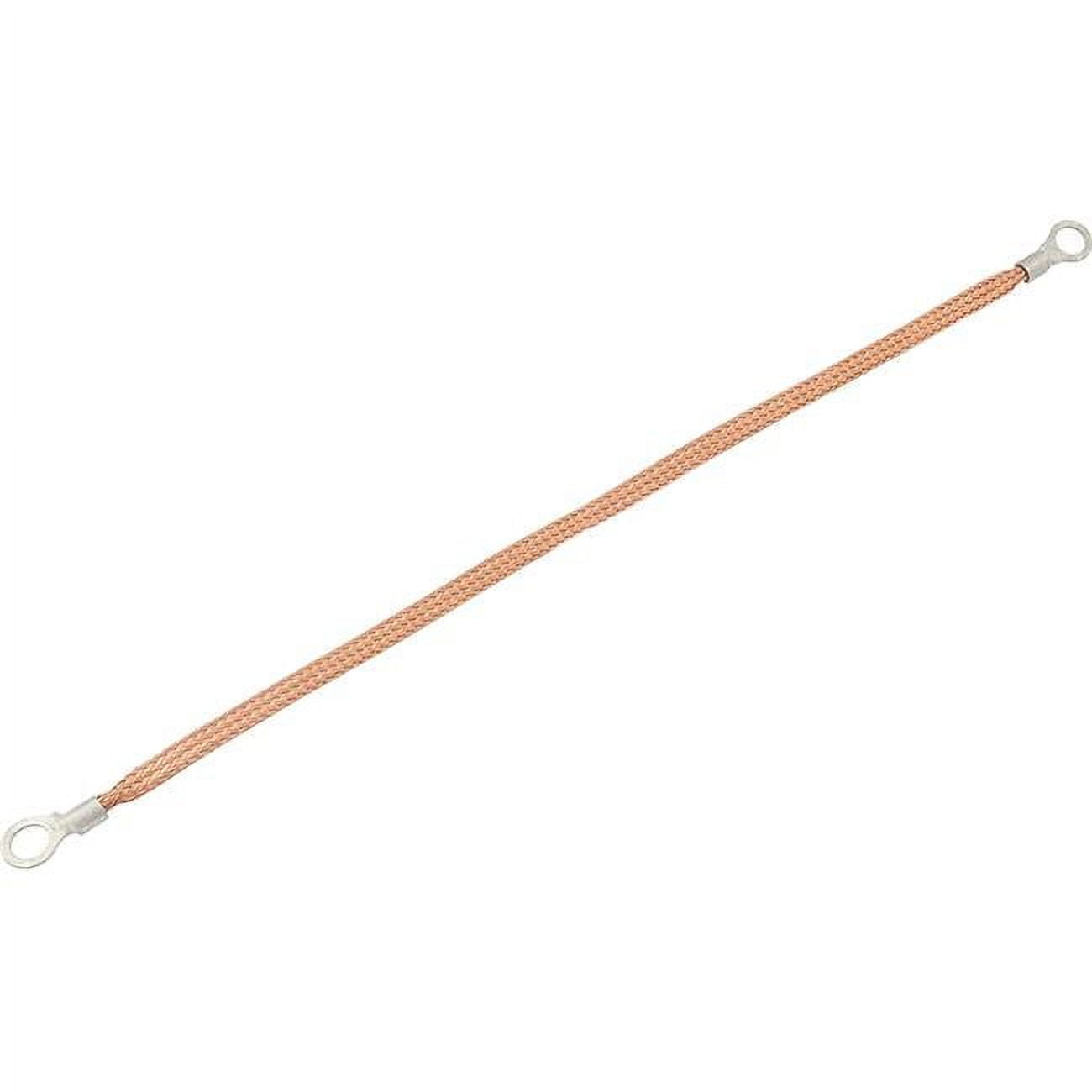 6 x 0.375 in. Copper Ground Strap Ring Terminals - Walmart.com