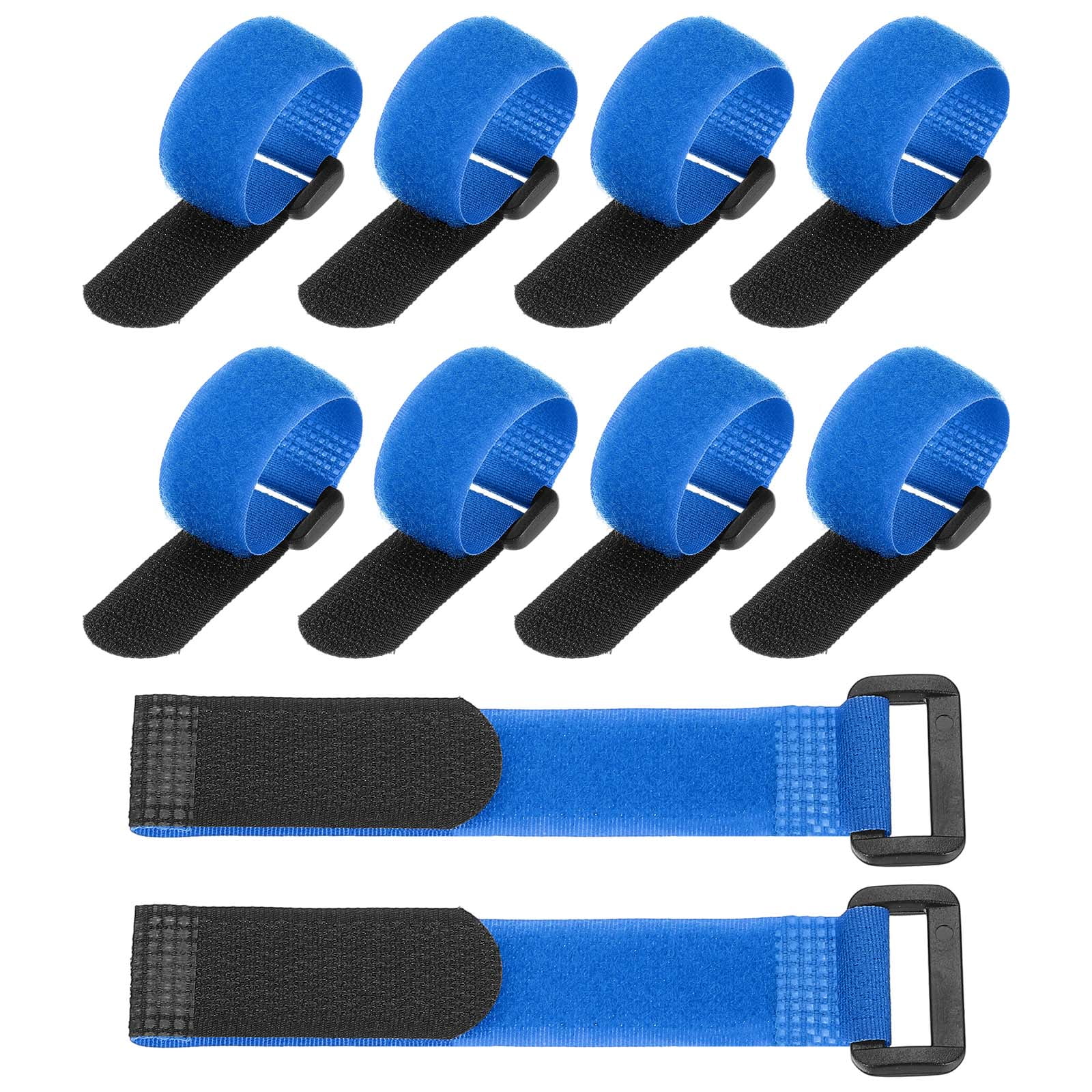 Uxcell Reusable Cable Tie Adjustable Hook and Loop Straps Cord ...