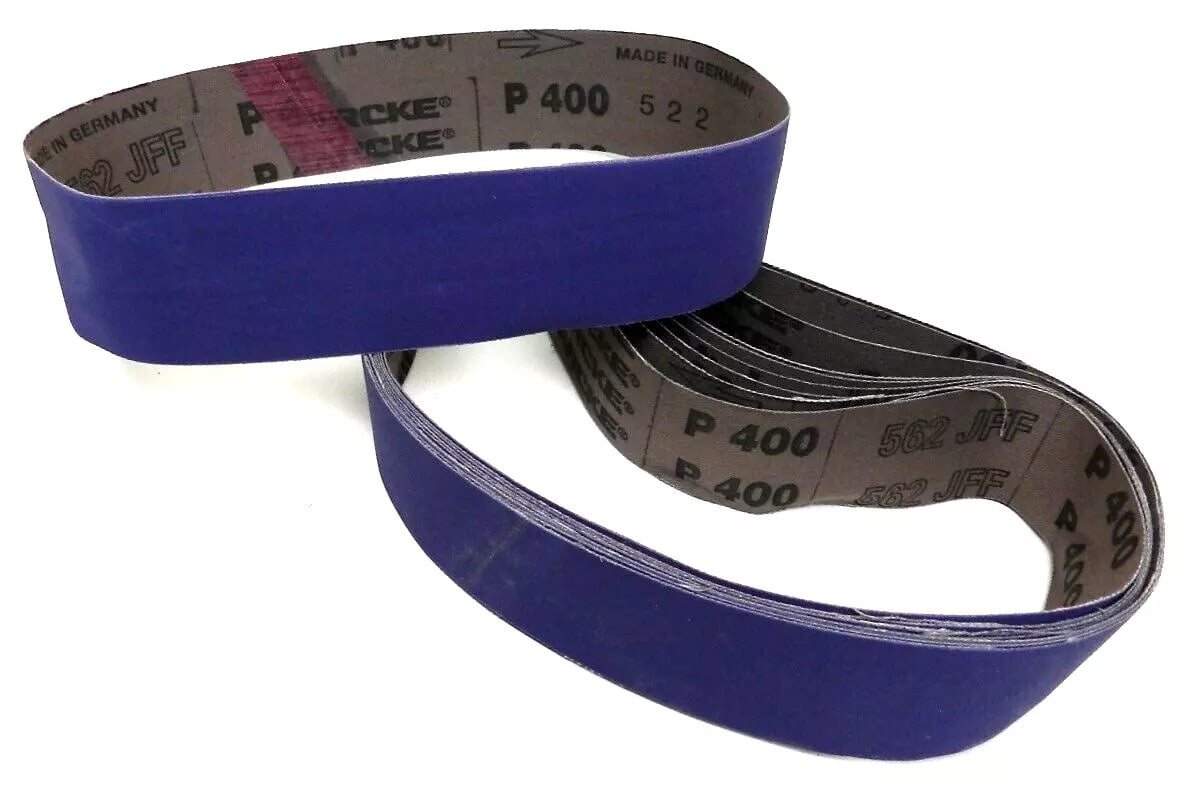 6" x 1-1/2" Sanding Belt 400 Silicon Carbide Abrasive for Expanding ...