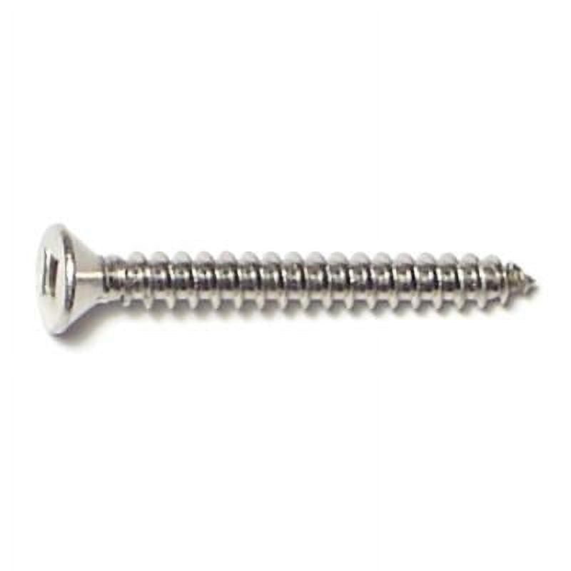 #6 x 1-1/4" 18-8 Stainless Square Flat Sheet Metal Screws SMSFSS-307 ...