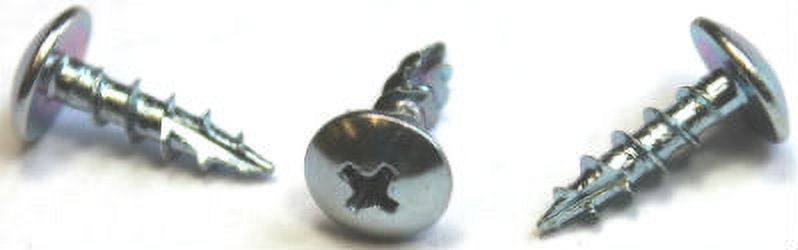 #6 x 1/2" Deep Thread Wood Screws / Phillips / Truss Head / Type 17 Pt ...