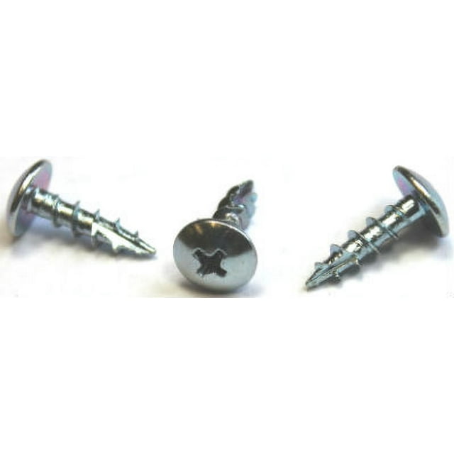 #6 x 1/2" Deep Thread Wood Screws / Phillips / Truss Head / Type 17 Pt ...
