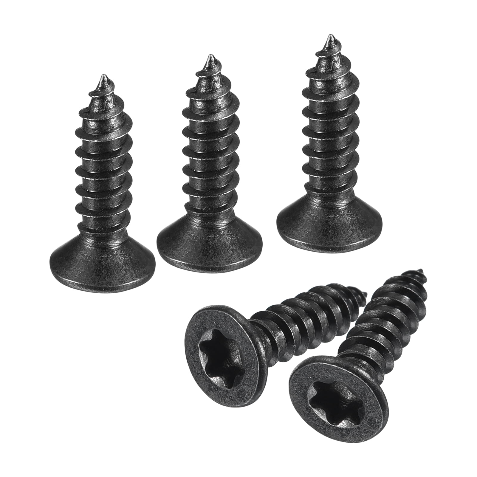 #6 x 1/2-inch Flat Head Torx/Star Wood Screws, 150 Pcs 304 Stainless ...