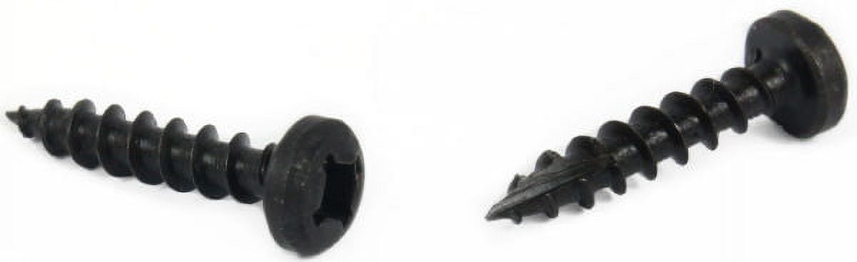 #6 x 1" Deep Thread Wood Screws / Combo / Pan Head / Type 17 / Steel ...