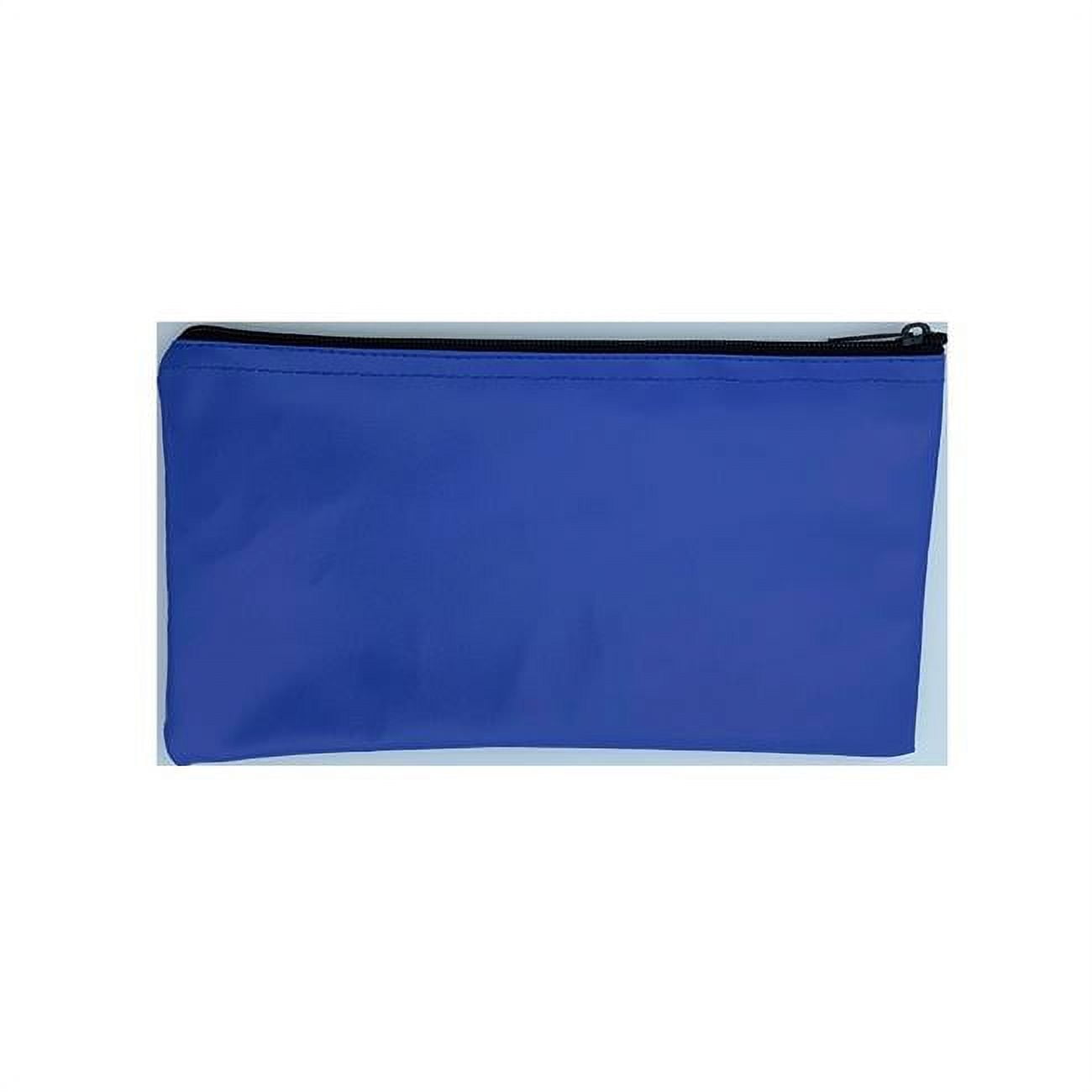 6 x 11 in. Flat Vinyl Zipper Bag, Blue - Pack of 2 - Walmart.com