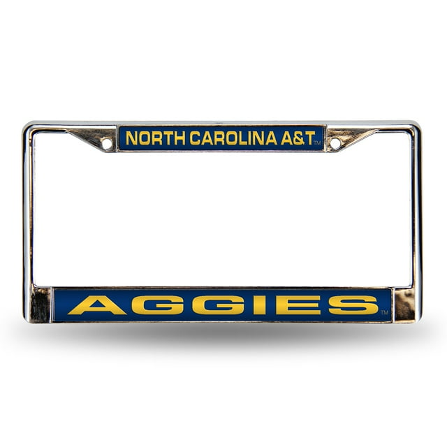6" x 12" Blue and Yellow College North Carolina A and T Aggies License ...