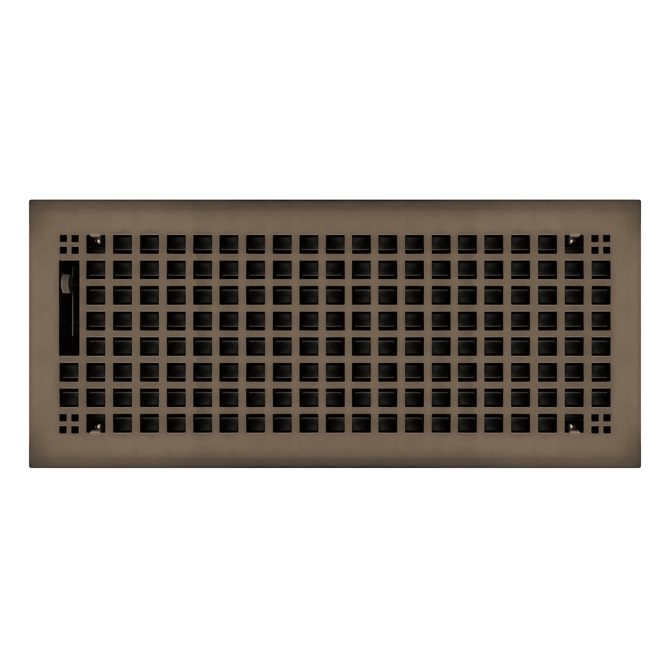 6" x 14" Oil Rubbed Bronze Rockwell Style Floor Register - Decorative ...