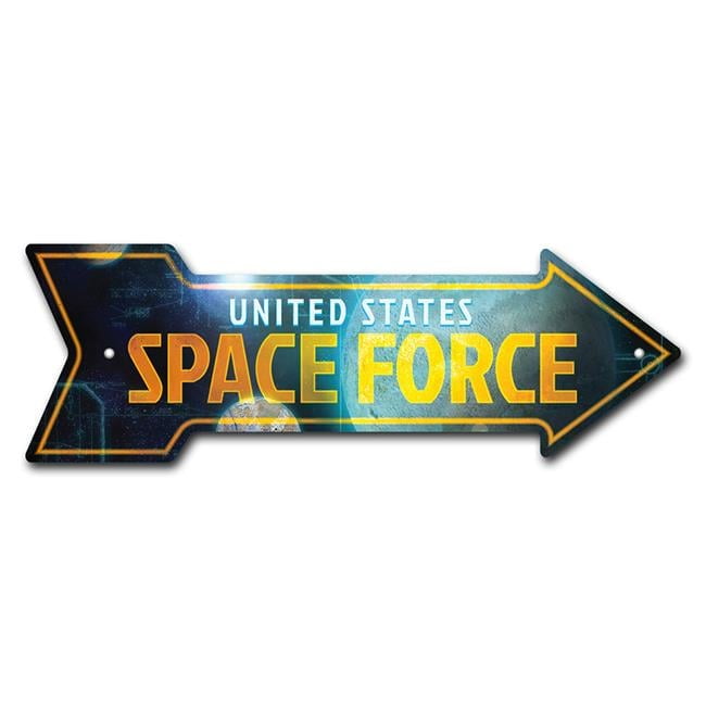 6 x 18 in. Arrow Sign - Space Force - Walmart.com