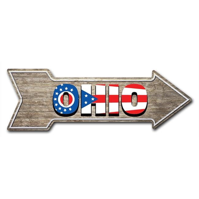 6 x 18 in. Indoor & Outdoor Decor Direction Sticker Vinyl Wall Decals ...