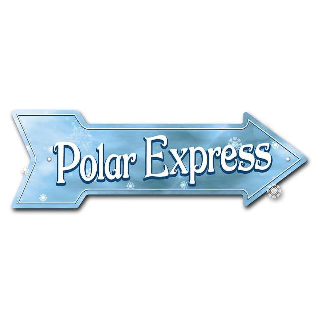 6 x 18 in. Polar Express Arrow Sign - Walmart.com