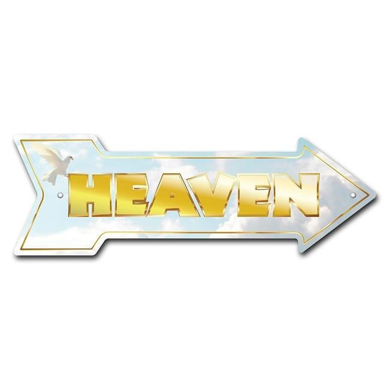 6 x 18 in. Wide Heaven Arrow Sign - Walmart.com