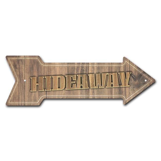 6 x 18 in. Wide Hideaway Arrow Sign - Walmart.com