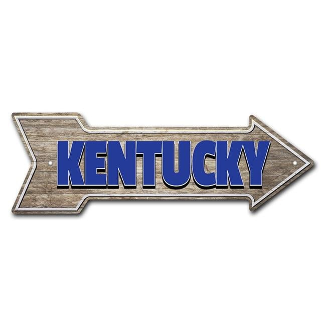 6 x 18 in. Wide Kentucky Arrow Sign - Walmart.com