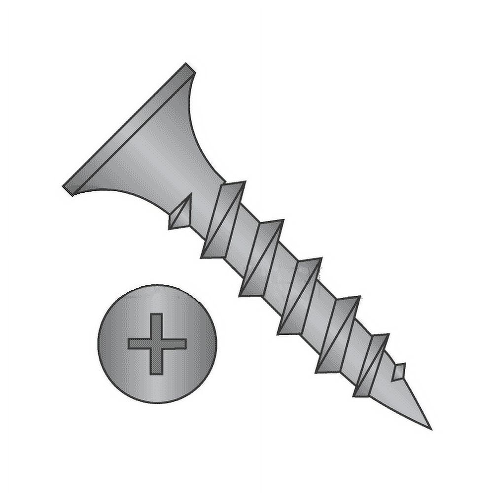 #6 x 2 1/4" Coarse Drywall Screws / Phillips / Bugle Head / Steel ...