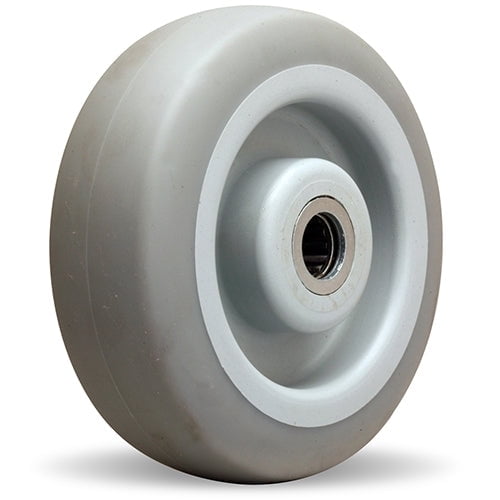 6" x 2" Hamilton Versa-Tech Gray Rubber Wheel with 410 lbs. Load ...