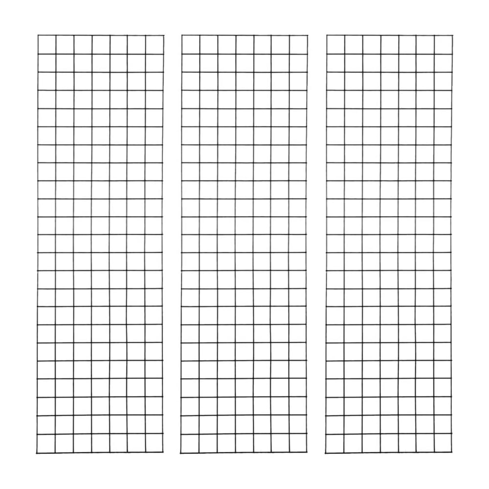 6"x 2" Wire Grid Panel, 3-Pack 5mm Thicker Wire, 140 LBS Weight ...