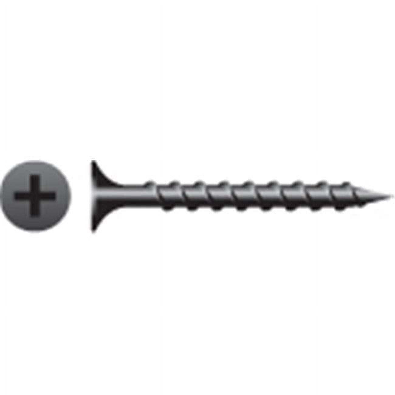 6 x 2 in. Phillips Bugle Head Screws Coarse Thread Phosphate Coated Box ...