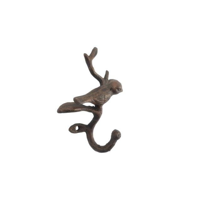 6 x 2 x 4 in. Rustic Copper Cast Iron Decorative Bird Hooks - Walmart.com