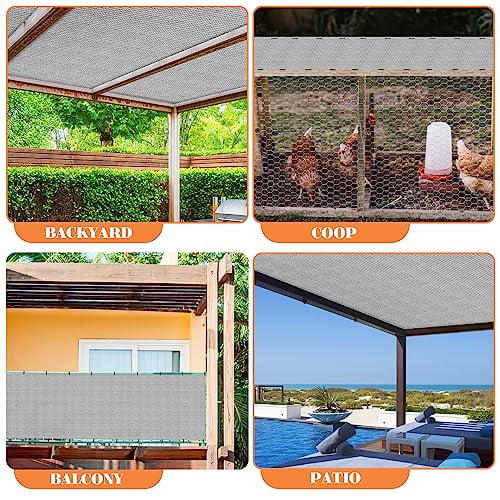 6' x 23' Sun Shade Roll DIY Cuttable Sun Shade Sunlight Blockage Cover ...