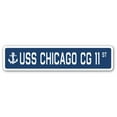 6 x 24 in. A-16 Street Sign - USS Chicago CG 11 - Walmart.com