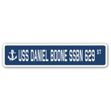 6 x 24 in. A-16 Street Sign - USS Daniel Boone SSBN 629 - Walmart.com