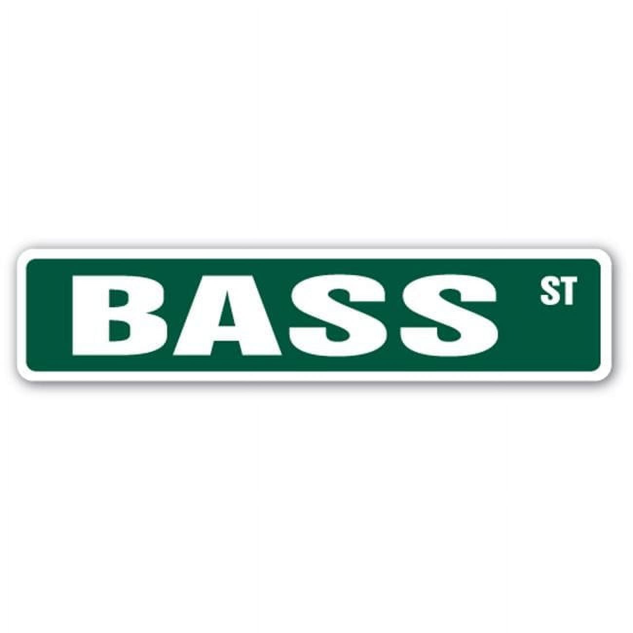 6 x 24 in. Bass Aluminum Street Sign - Walmart.com
