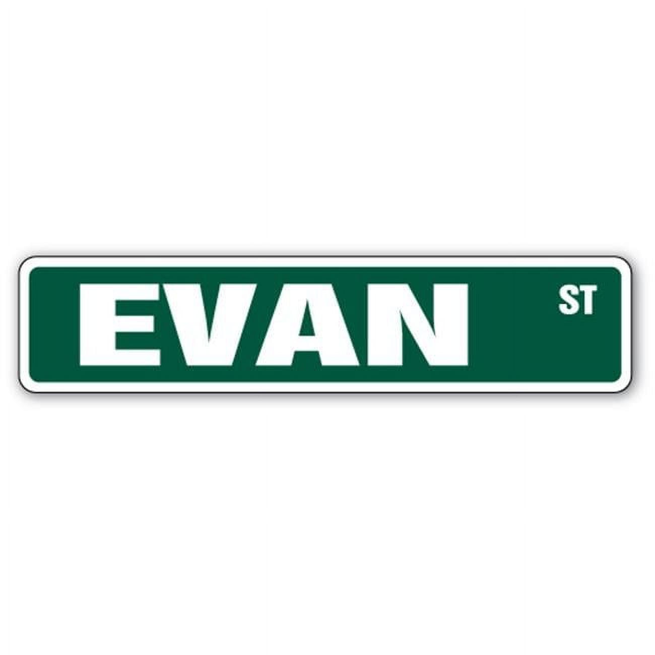 6 x 24 in. Evan Street Sign - Walmart.com