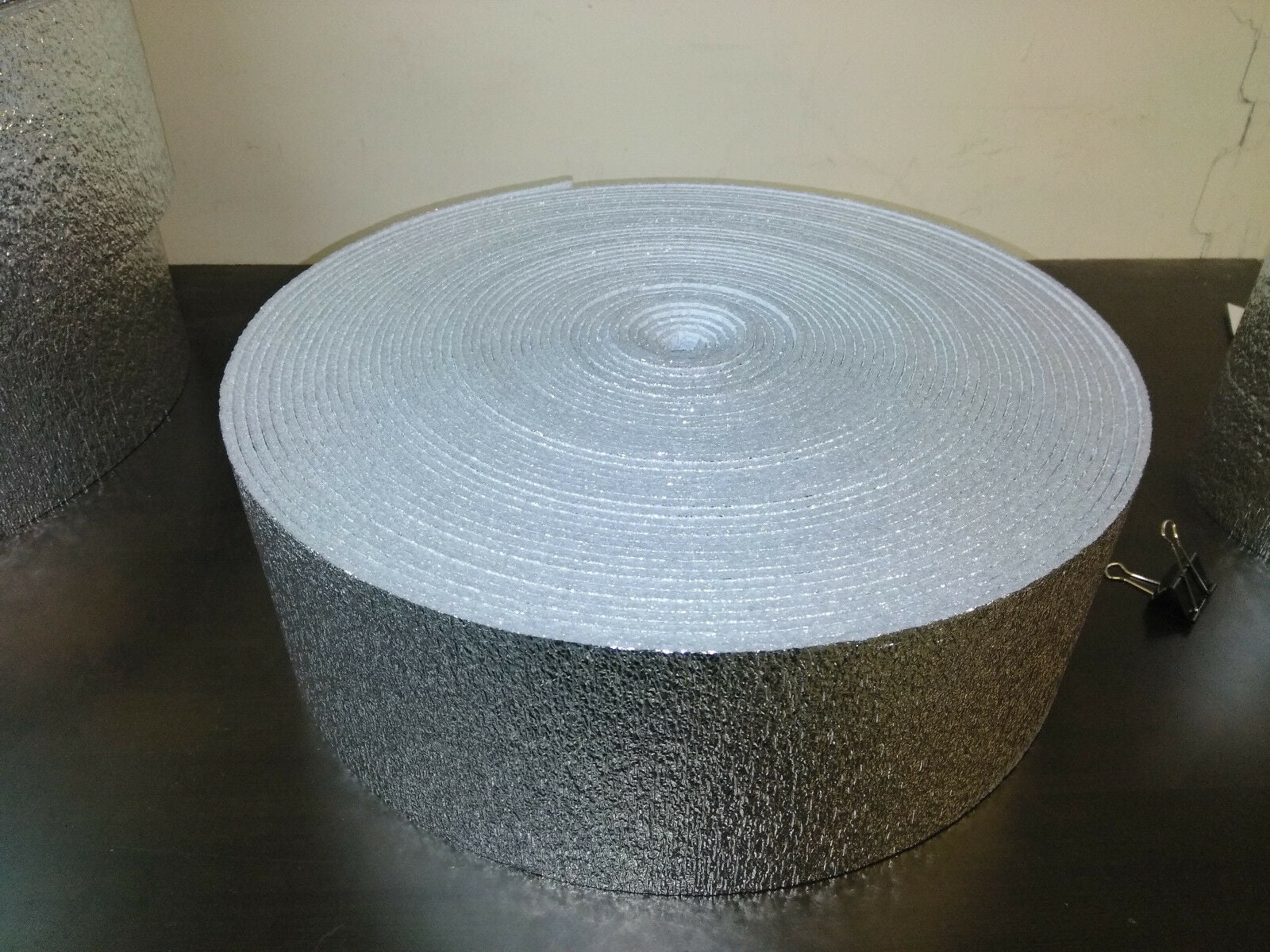 6 x 25 Reflective Foam Core Insulation HVAC Faucet Pipe Air Duct Wrap ...